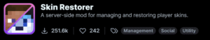 Skin Restorer Mod Minecraft 1.21.5 → 1.19 | SkinRestorer Mod