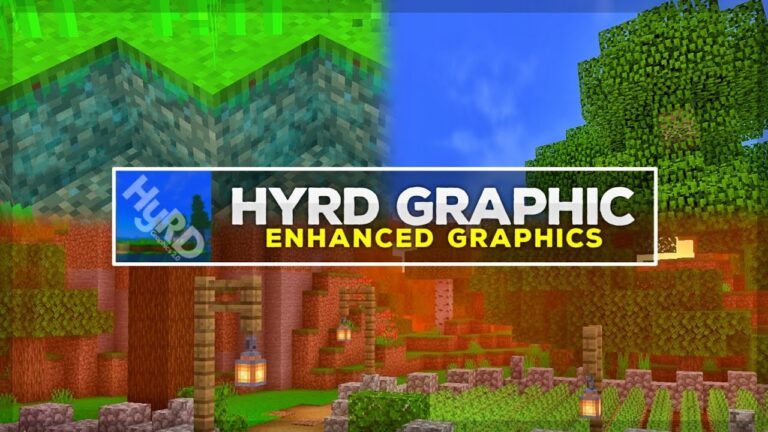 HyRD Enhanced Graphics Shader MCPE (1.21 - 1.19) - RenderDragon