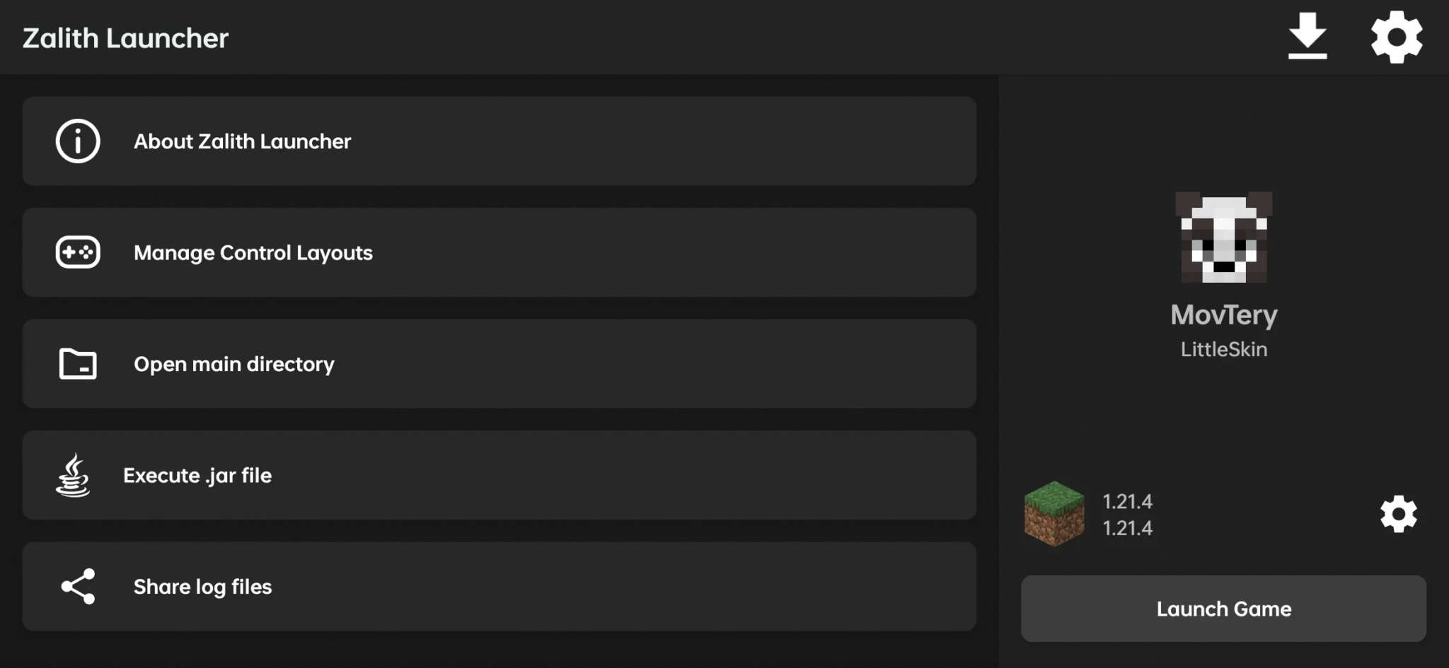 Zalith Launcher - Minecraft Java on Your Android Phone - Playdown Games