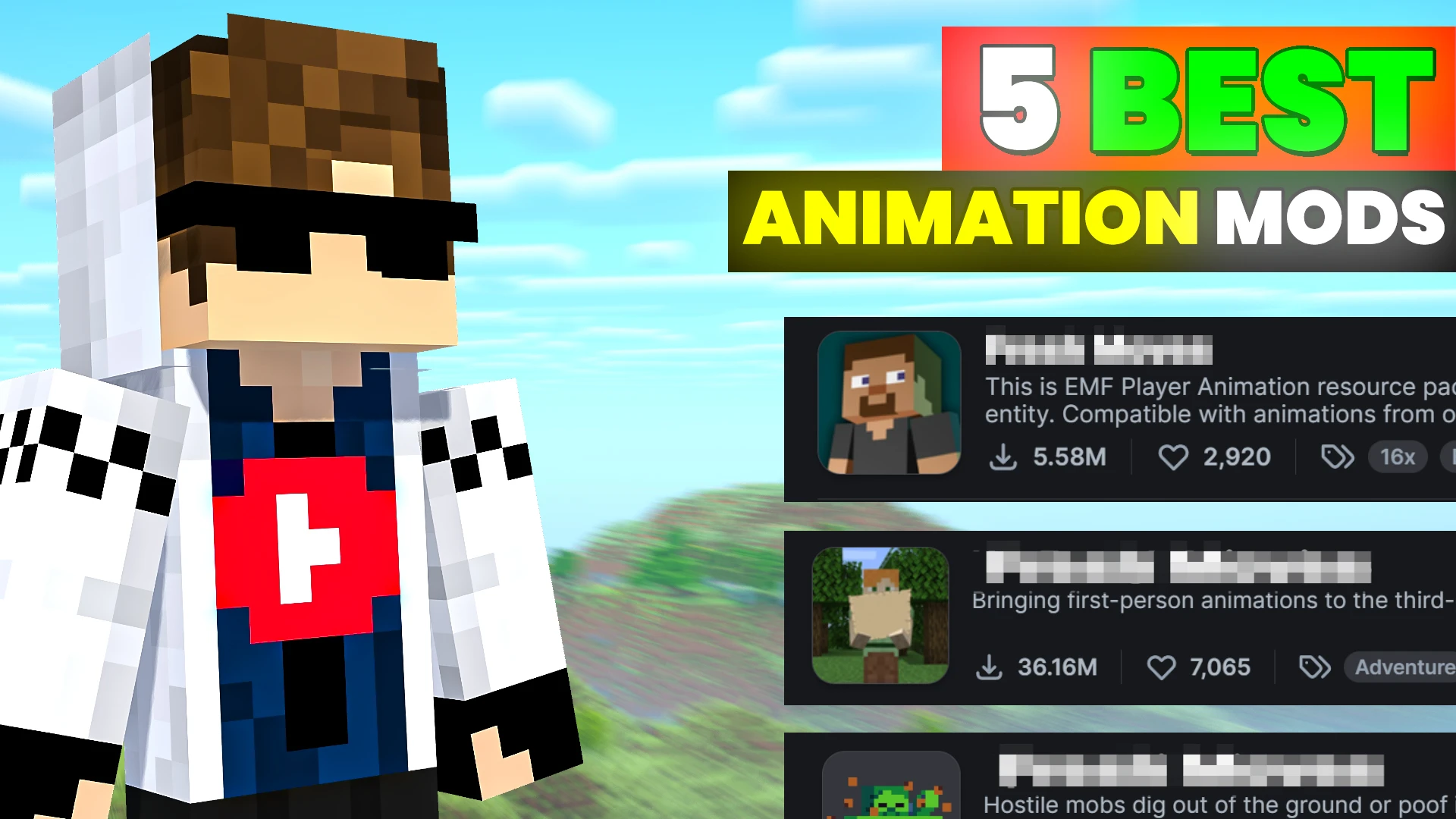 Top 5 Animated Mods for Minecraft | Minecraft Mods
